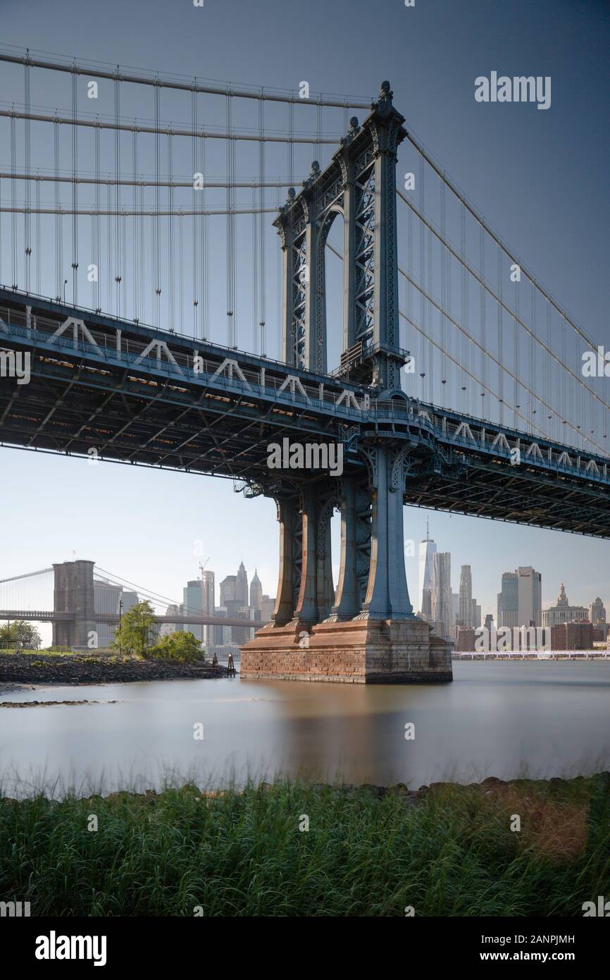 Manhattan bridge New York Stock Photo - Alamy