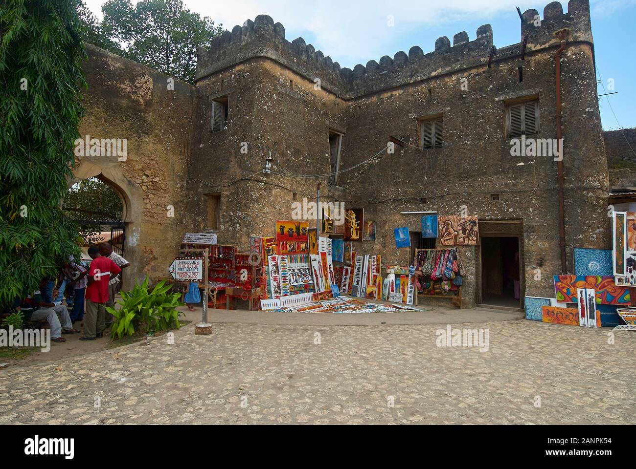 The Old Zanzibar Fort Stock Photo - Alamy