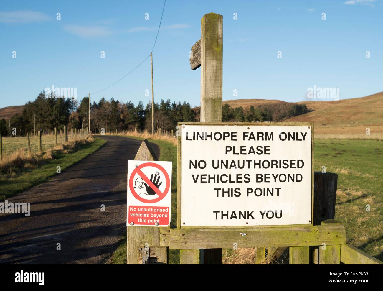 Polite notice hi-res stock photography and images - Alamy