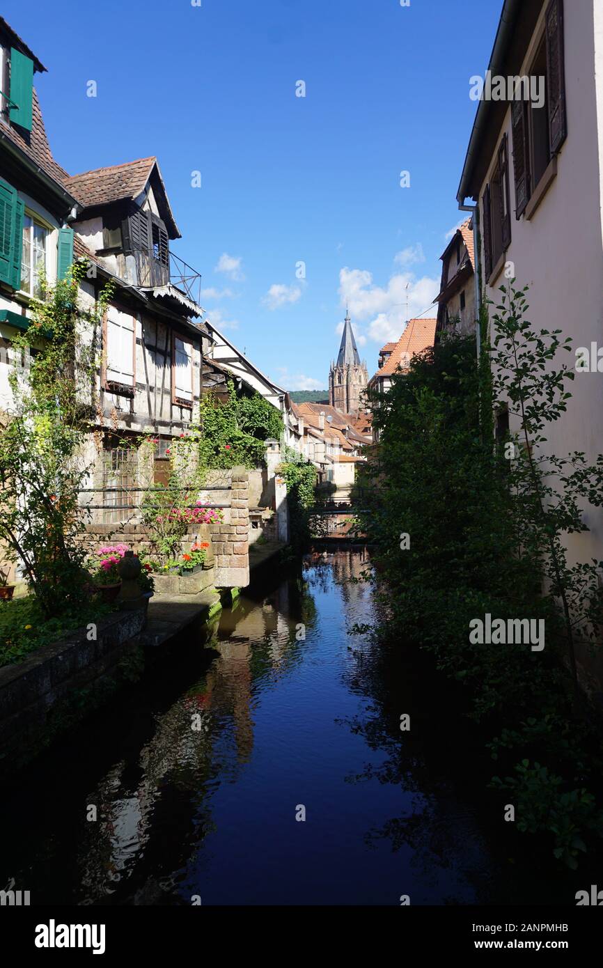 Canal in alsace region hi-res stock photography and images - Alamy