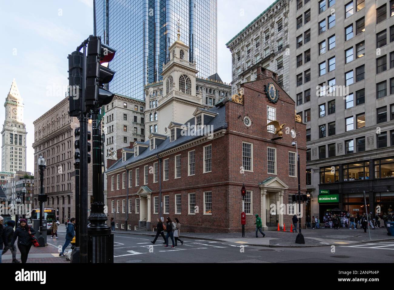Boston City Architecture Stock Photo - Alamy