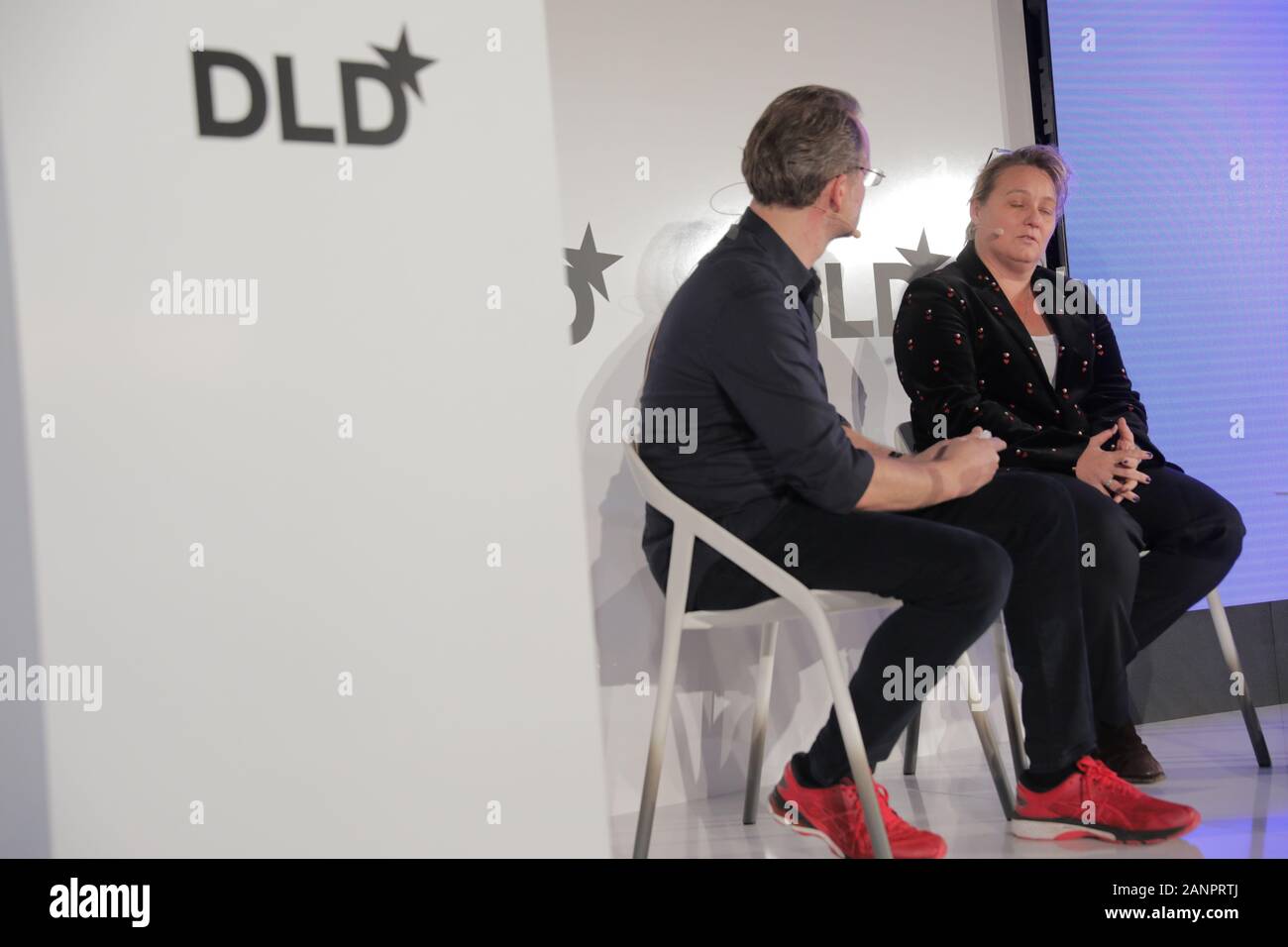 Munich, Bavaria. 18 January 2020, Bavaria, Munich: (l-r) Charlie ...