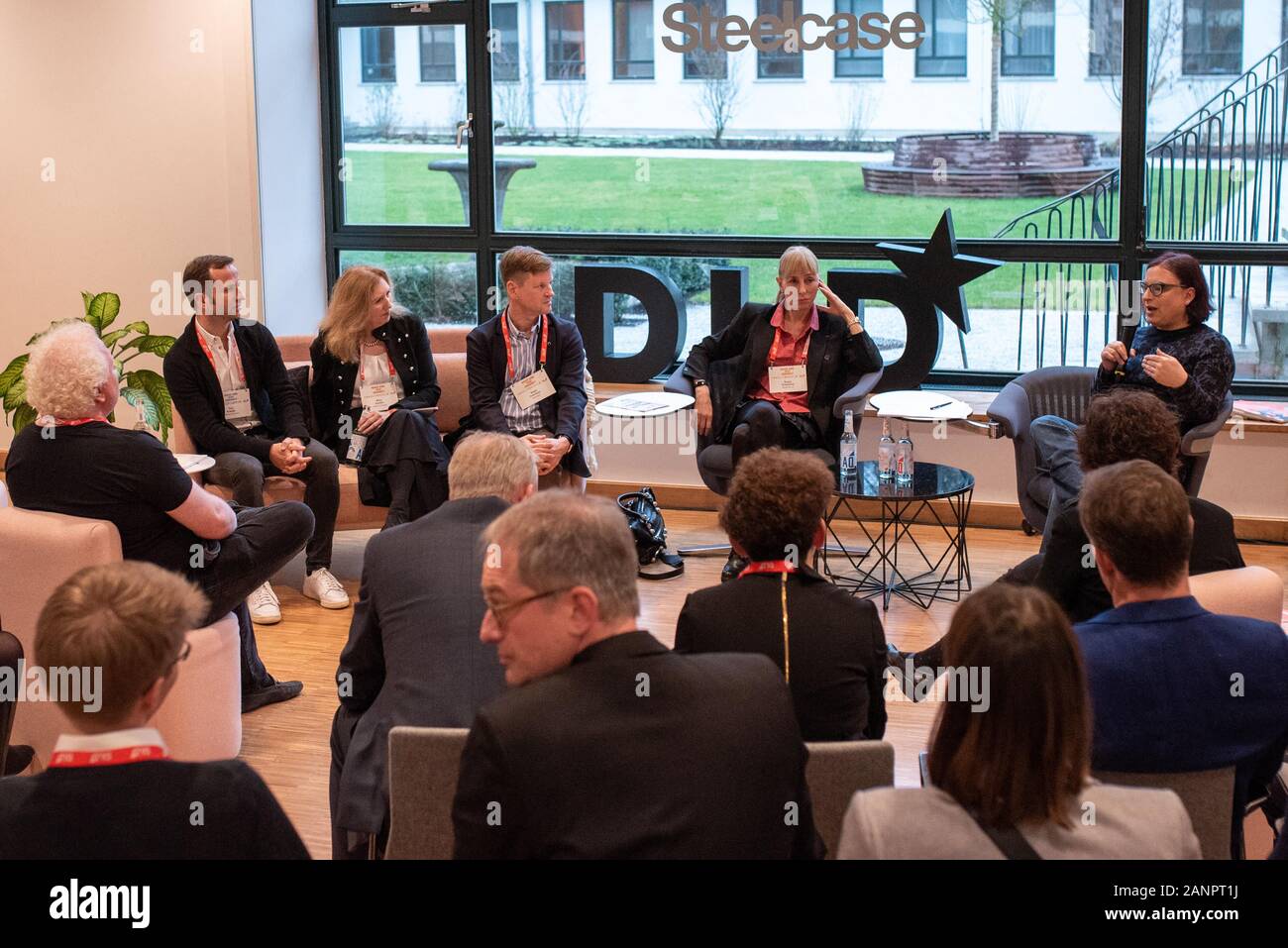 Munich, Bavaria. 18th Jan, 2020. Panel discussion with Chris Boos ...