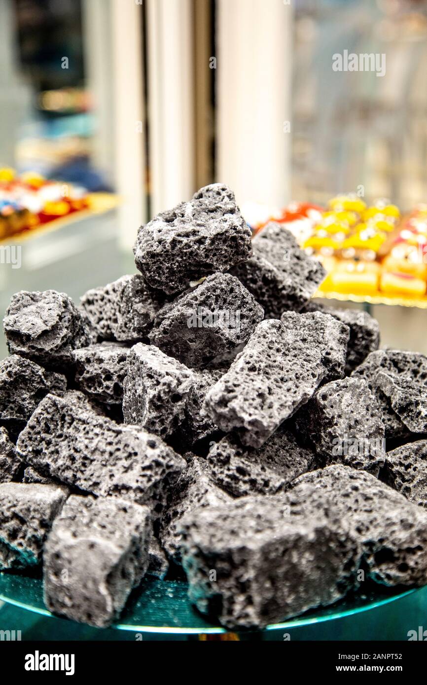 Sweet rock shaped treats at Forn Fondo patisserie, cake shop in Palma ...