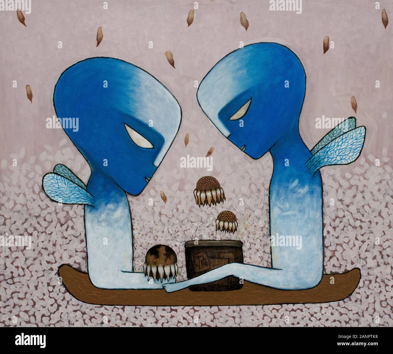 Hybrid creature painting hi-res stock photography and images - Alamy