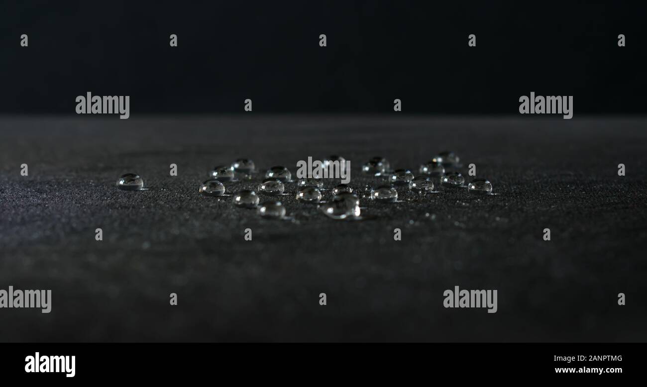 sweat drops on the surface of a textile Stock Photo - Alamy