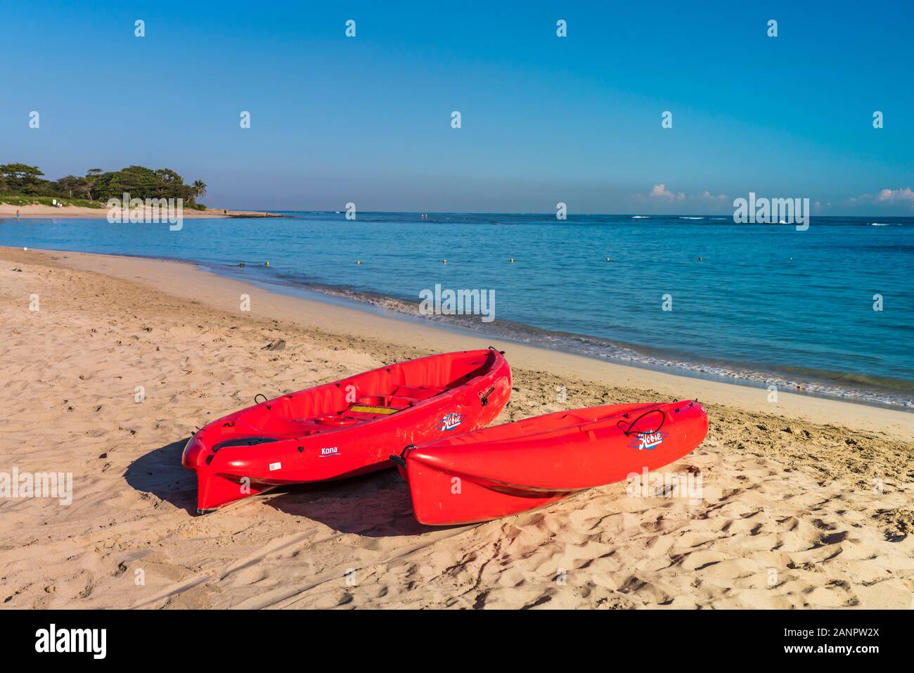 The Be Live Collection Marien Resort beach with red kayaks in Puerto ...