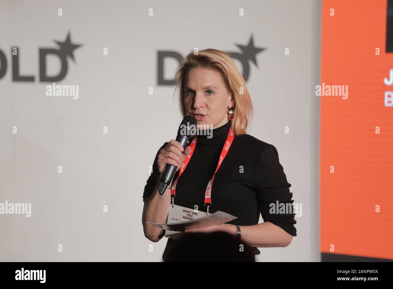 Munich, Bavaria. 18 January 2020, Bavaria, Munich: Alexandra Schiel ...