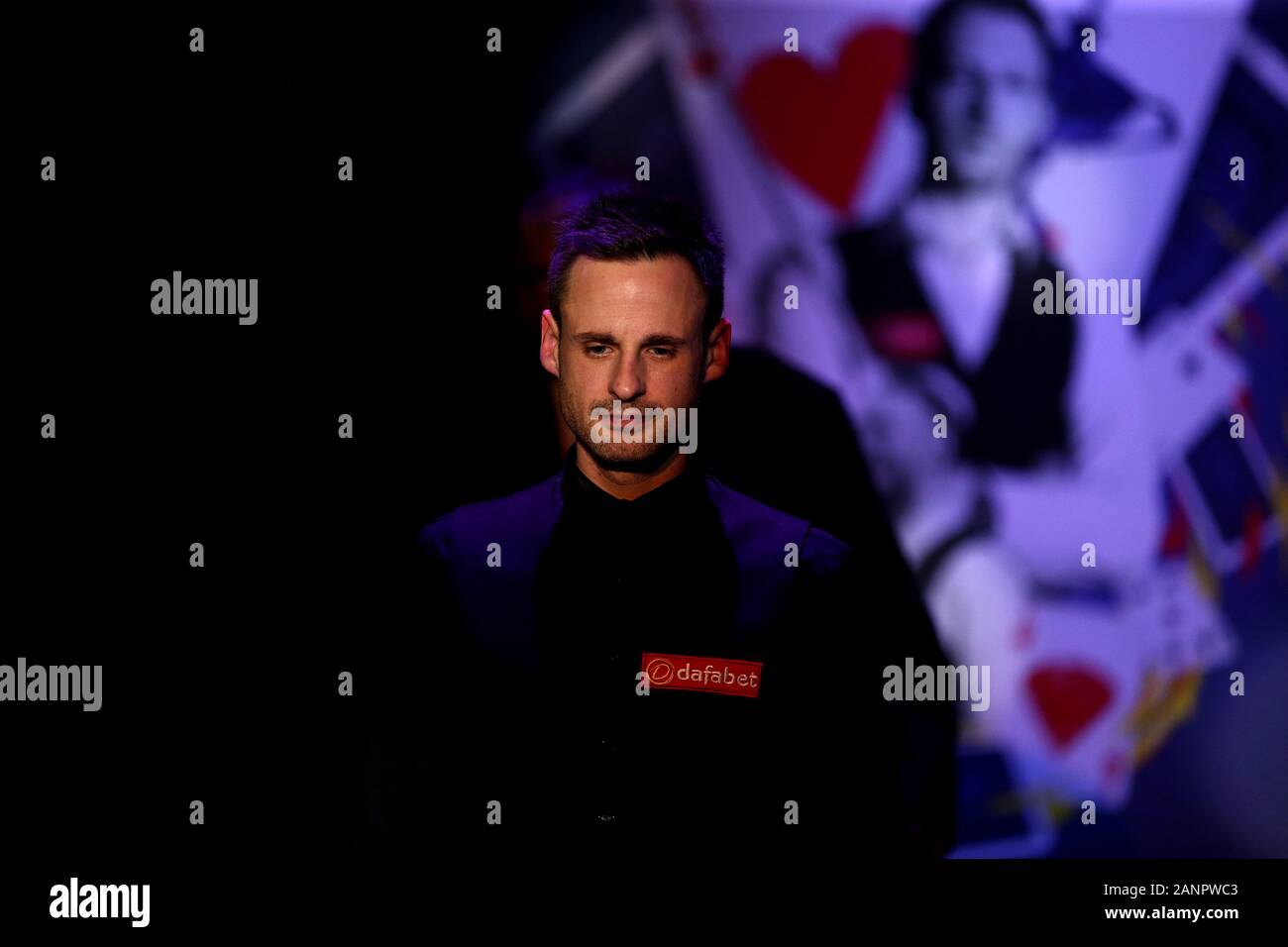 David Gilbert during day seven of the 2020 Dafabet Masters at Alexandra ...