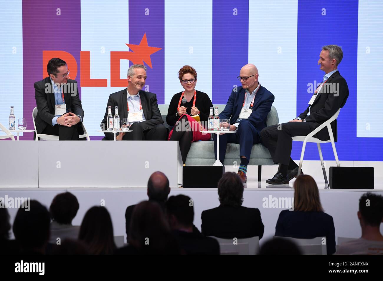 18 January 2020, Bavaria, Munich: (l.-r.) Ignacio Cirac (Max Planck ...