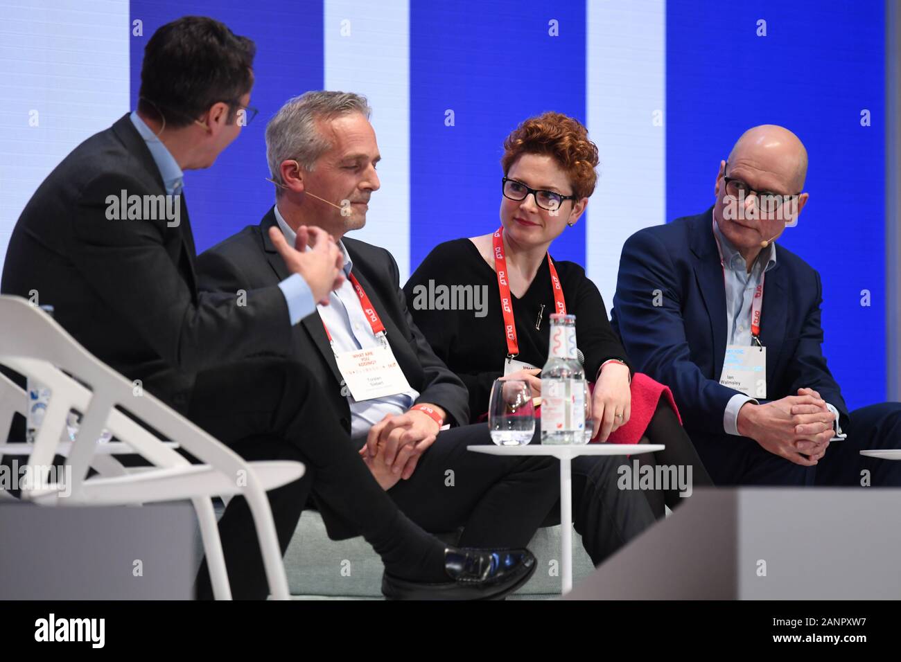 Munich, Bavaria. 18th Jan, 2020. (l.-r.) Ignacio Cirac (Max Planck ...