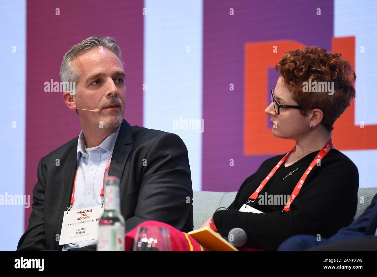 Munich, Bavaria. 18th Jan, 2020. (l.-r.) Torsten Siebert (Fraunhofer ...