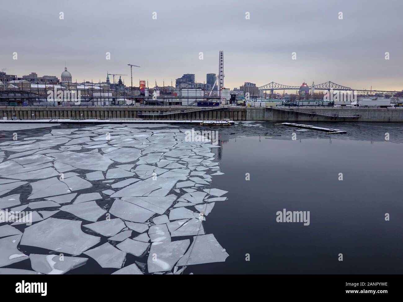 half ice sheet is melted as temperatures are rising in January 2020 in ...