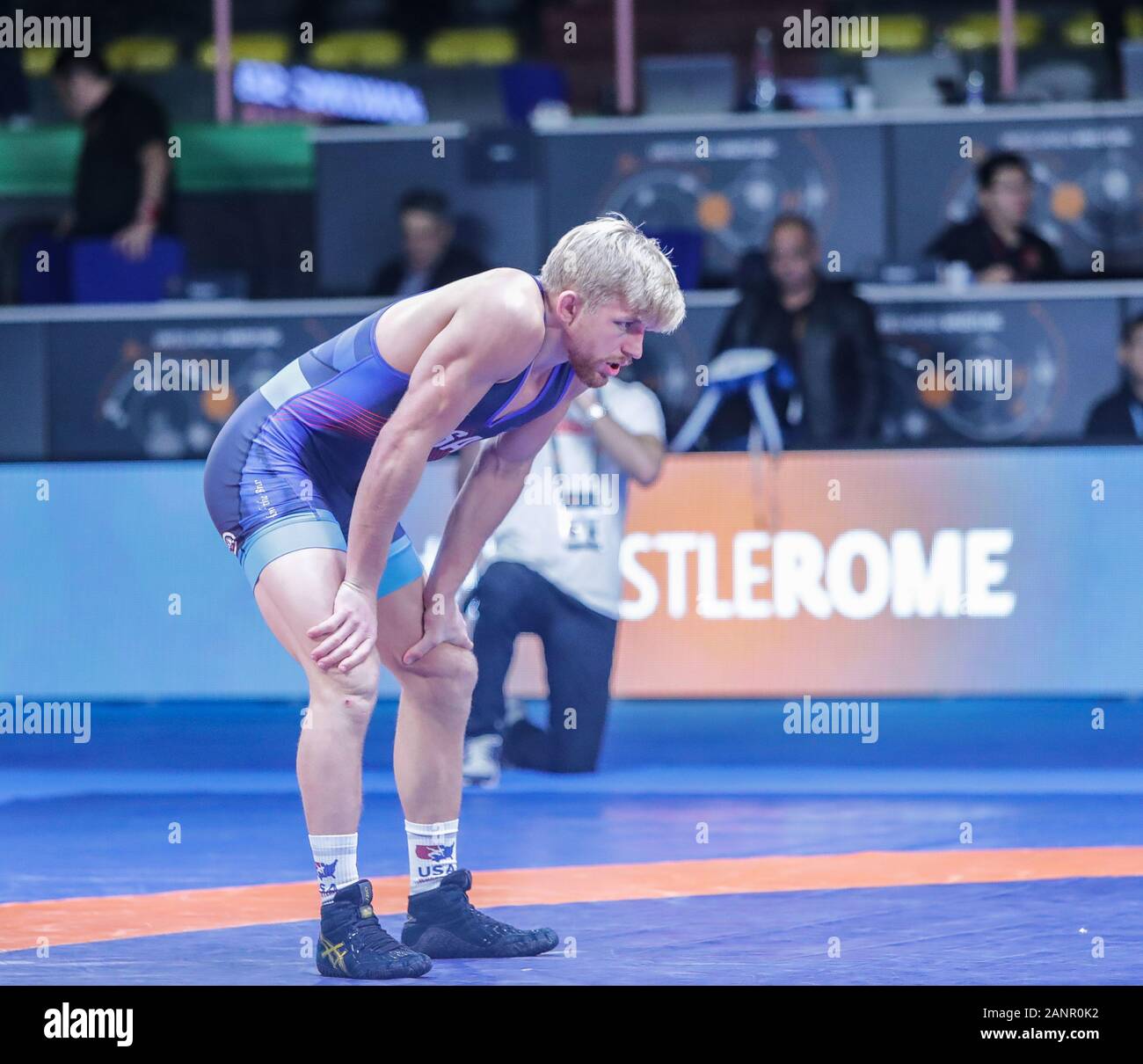 Roma, Italy. 18th Jan, 2020. kyle douglas dake (usa) category 74 kg ...