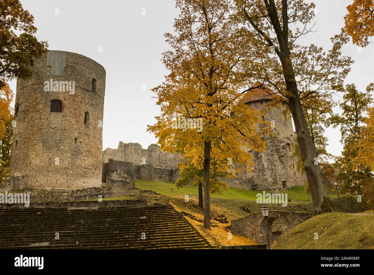 Cesis medieval castle hi-res stock photography and images - Alamy