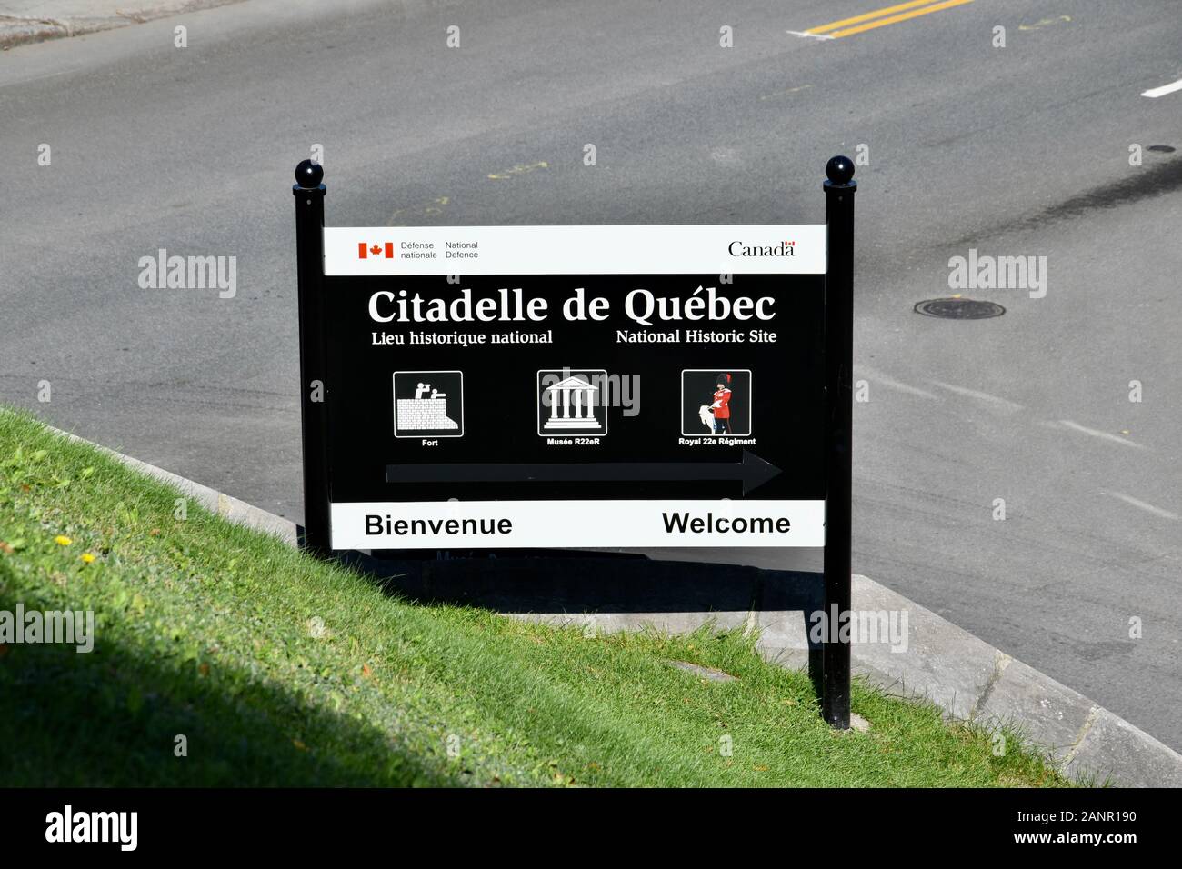The walls, gates, and fortifications of Old Quebec City Stock Photo - Alamy
