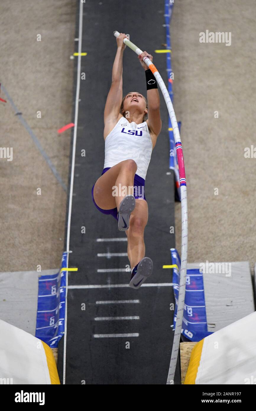 Lisa Gunnarsson of LSU wins the elite women's competition at 14-9 (4 ...