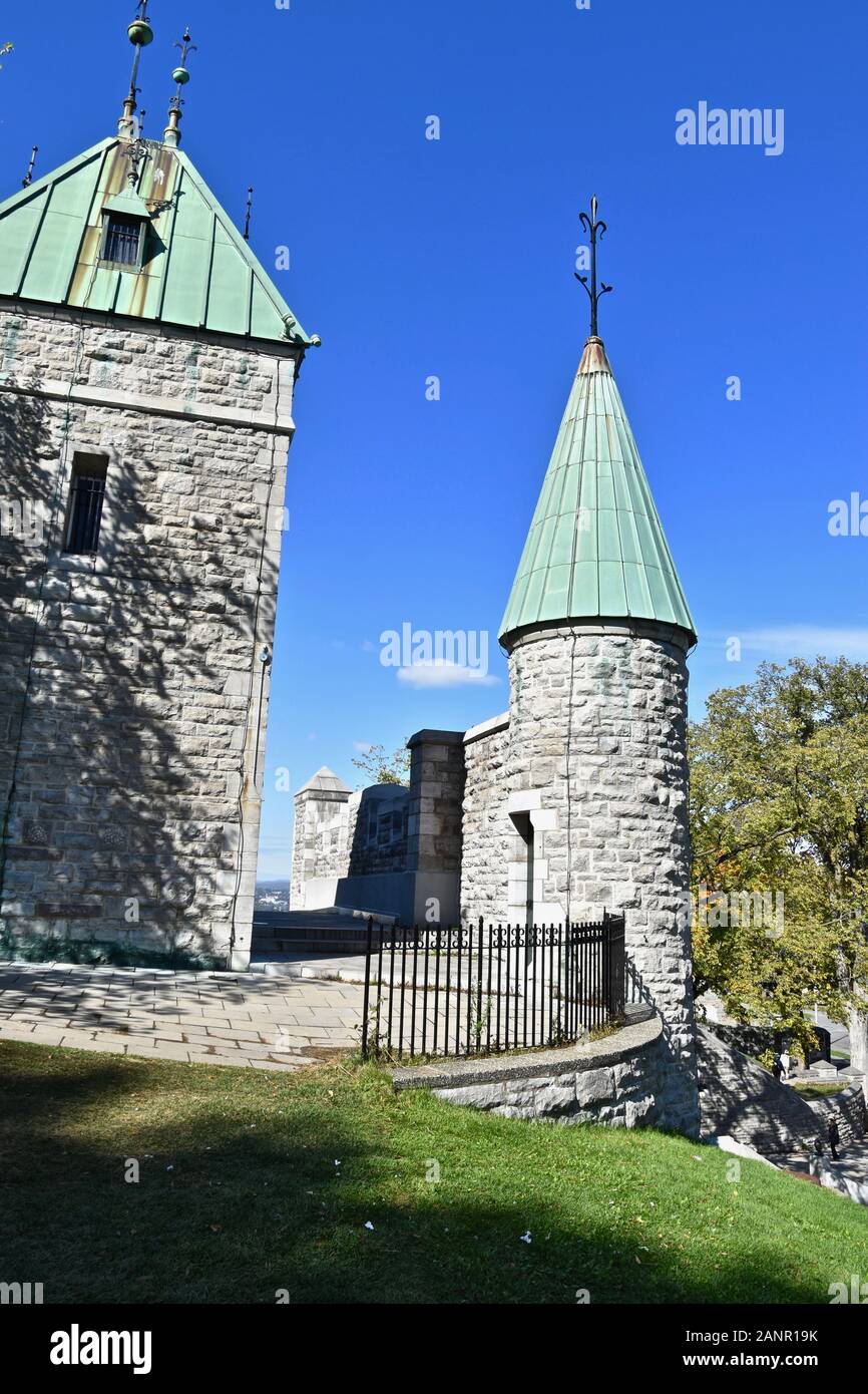The walls, gates, and fortifications of Old Quebec City Stock Photo - Alamy