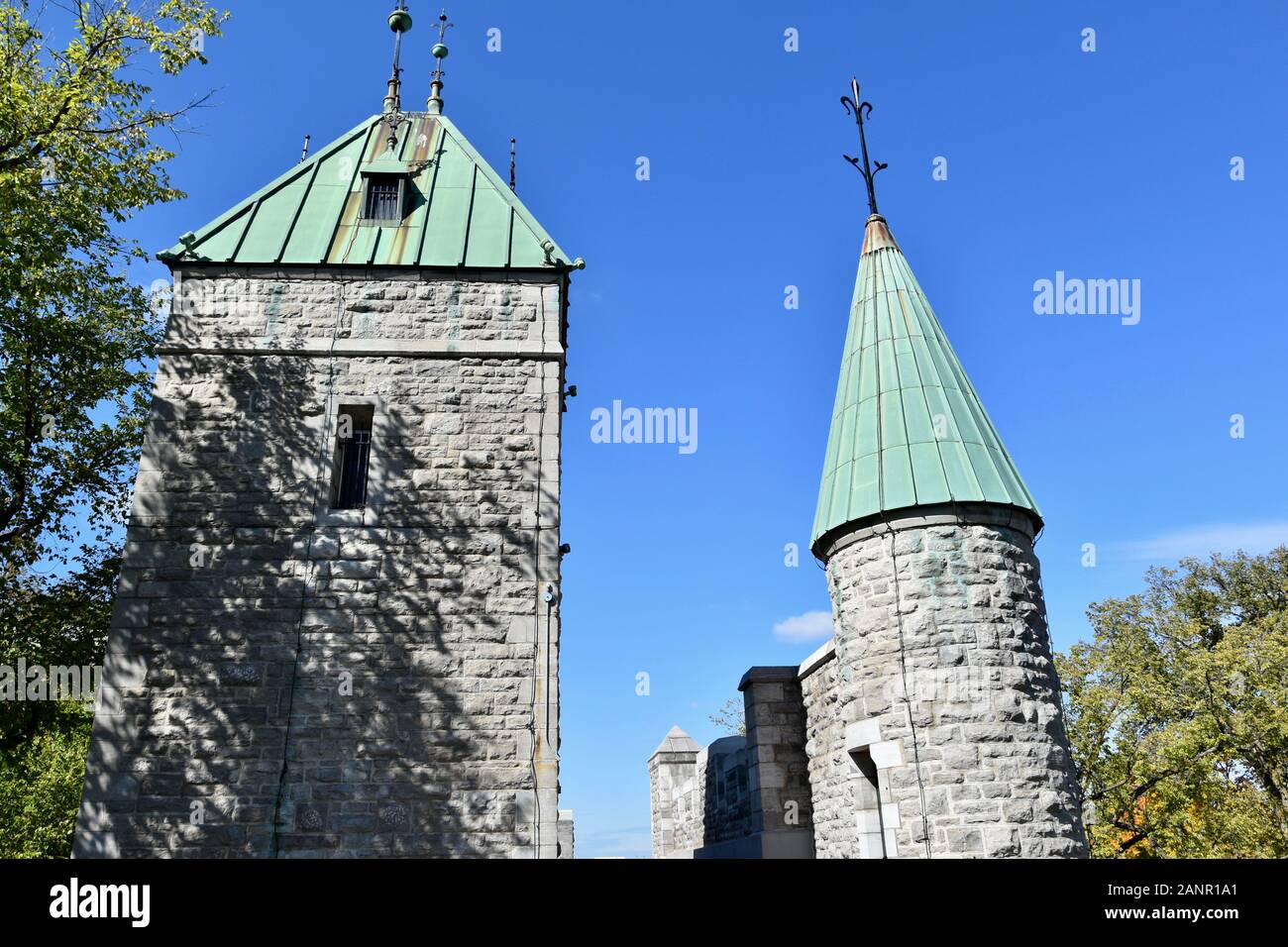 The walls, gates, and fortifications of Old Quebec City Stock Photo - Alamy