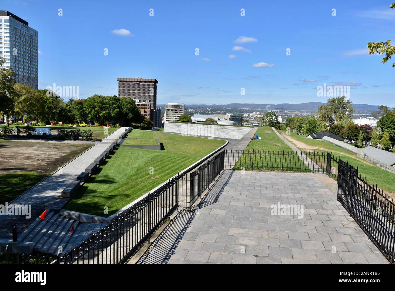 The walls, gates, and fortifications of Old Quebec City Stock Photo - Alamy