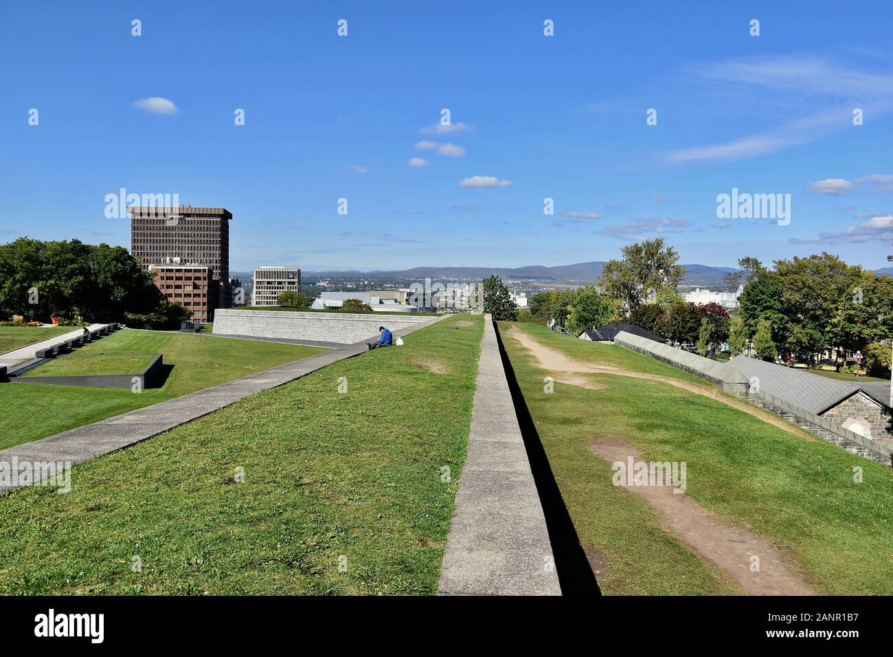 The walls, gates, and fortifications of Old Quebec City Stock Photo - Alamy