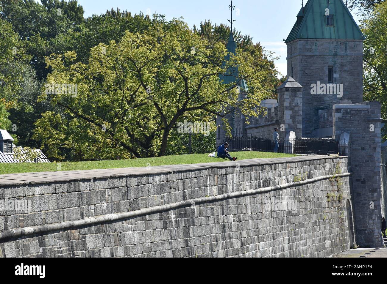 The walls, gates, and fortifications of Old Quebec City Stock Photo - Alamy