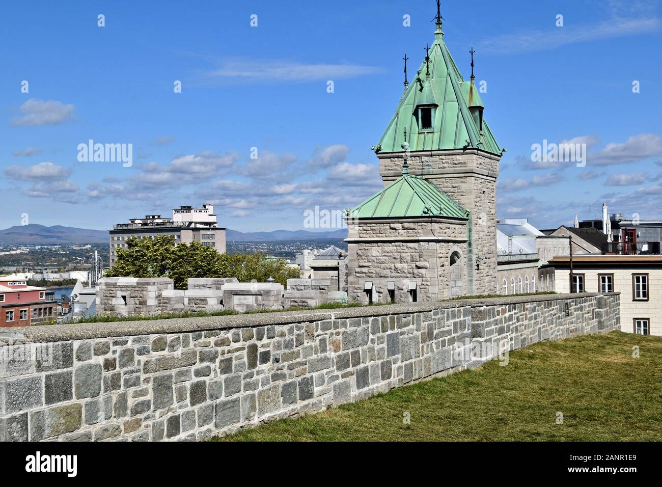 The walls, gates, and fortifications of Old Quebec City Stock Photo - Alamy