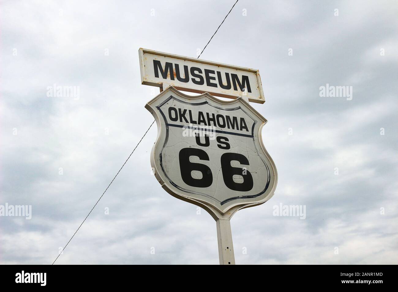 route 66 road sign Stock Photo - Alamy