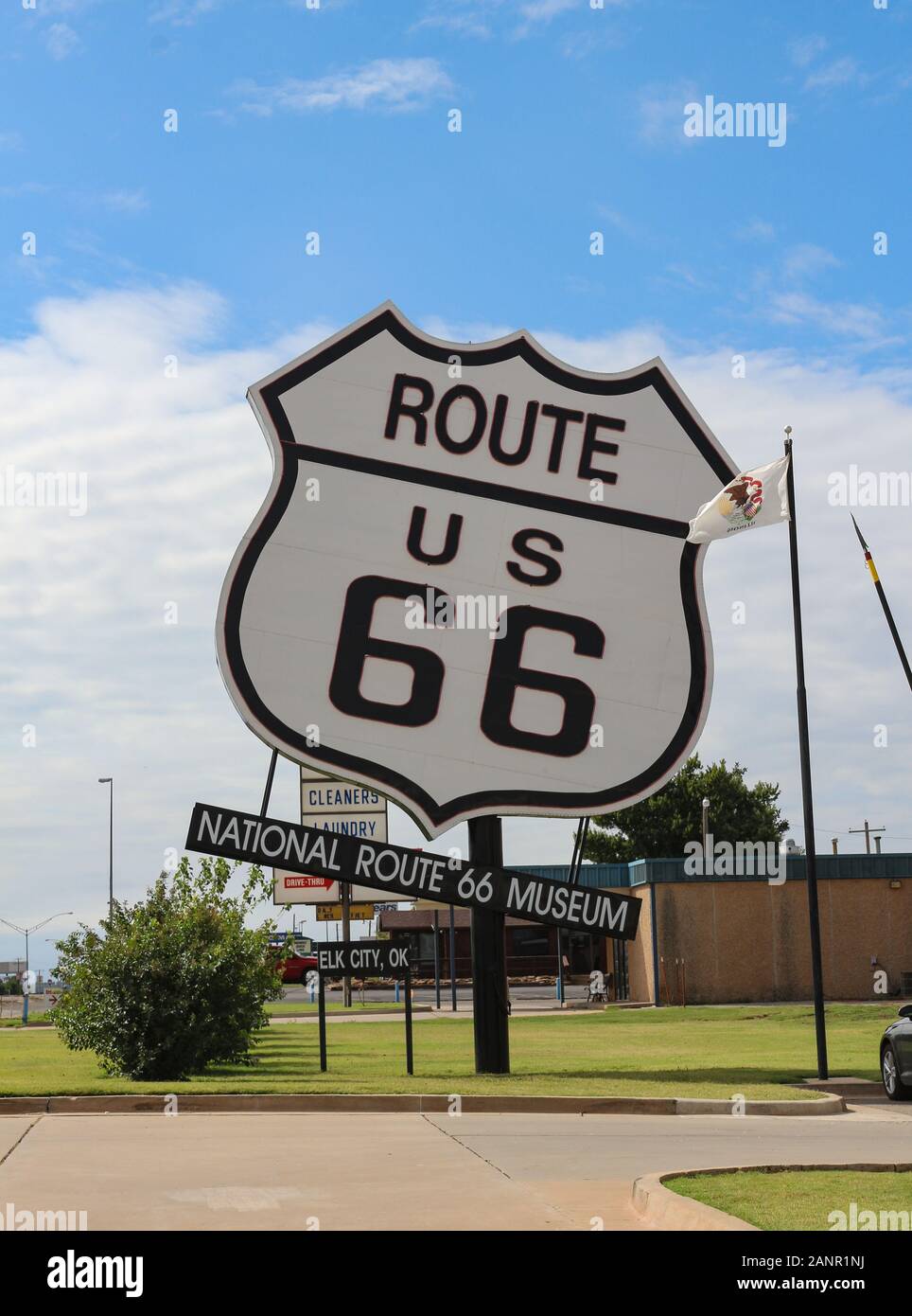 route 66 road sign Stock Photo - Alamy