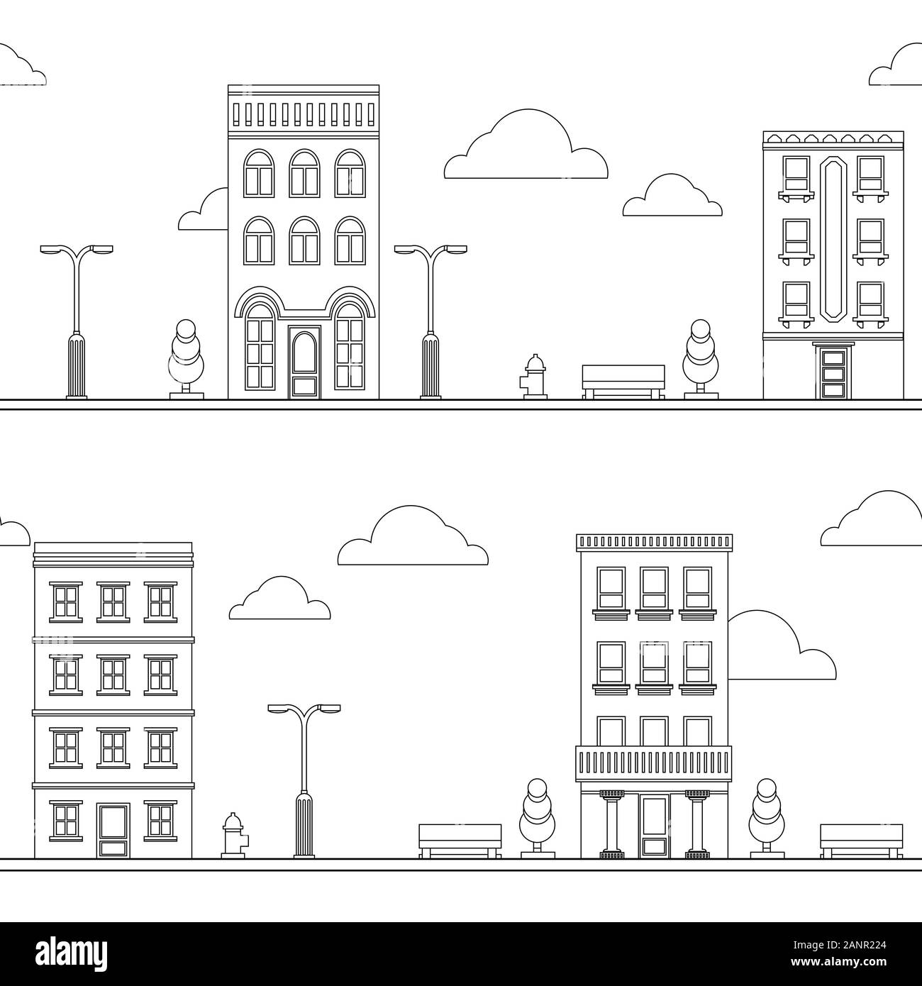Minimal pattern street Cut Out Stock Images & Pictures - Alamy