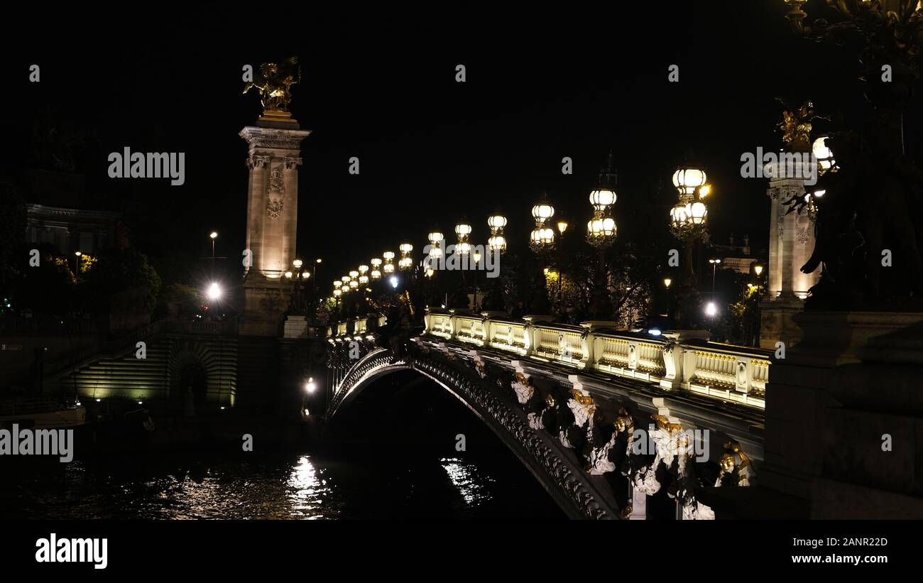 Alexandre III Bridge Stock Photo - Alamy