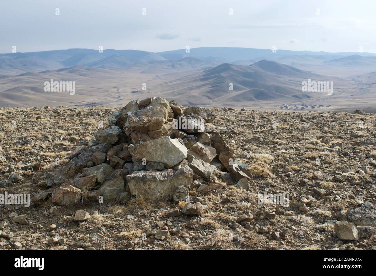 mongolian mountains outside ulaanbaatar, mongolia Stock Photo - Alamy