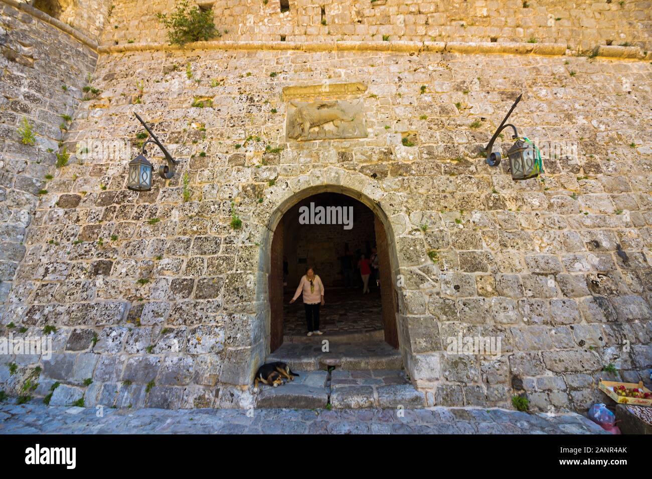 Stari Bar (Old Bar), Montenegro, the different view of the ancient city ...