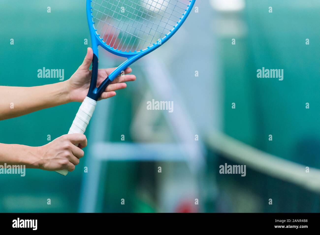 Woman tennis inside hi-res stock photography and images - Alamy