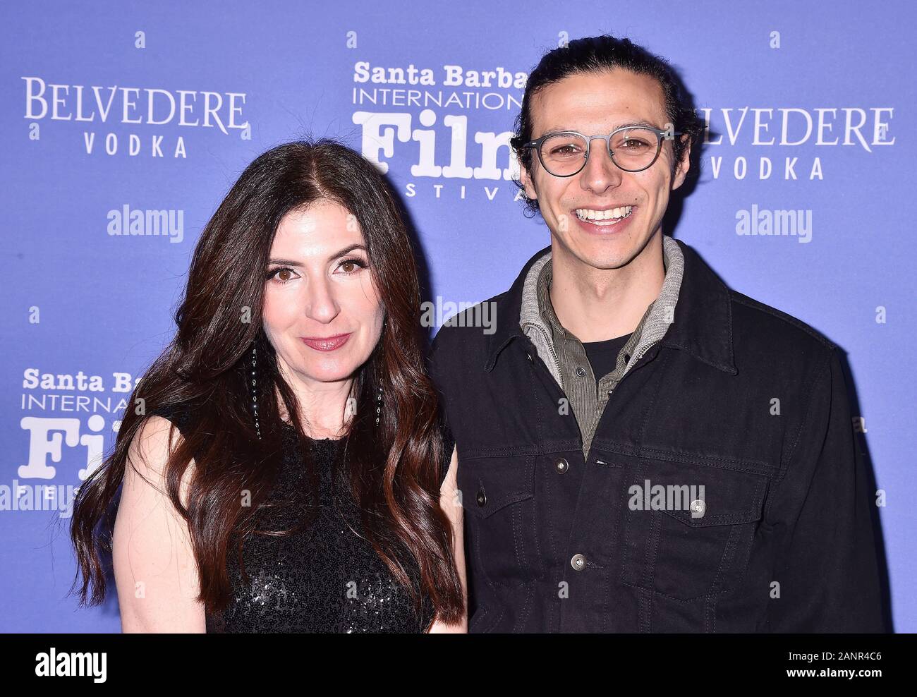 SANTA BARBARA, CA - JANUARY 17: Beth Elise Hawk and Omar El-Deeb attend the 35th Annual Santa ...