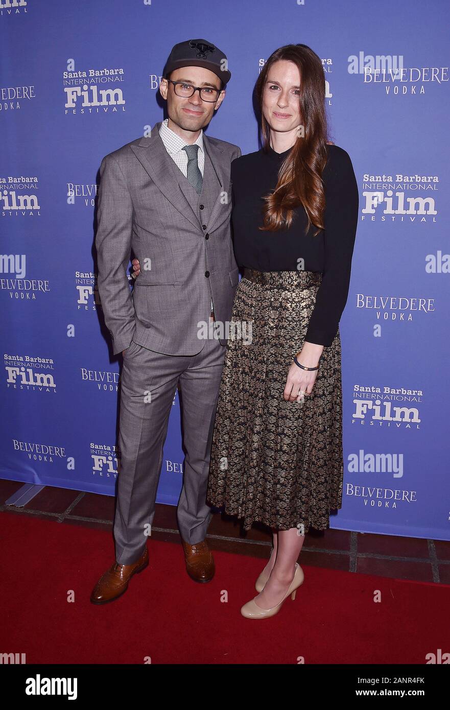 SANTA BARBARA, CA - JANUARY 17: Jonathon Lacocque and Clara Lehman ...