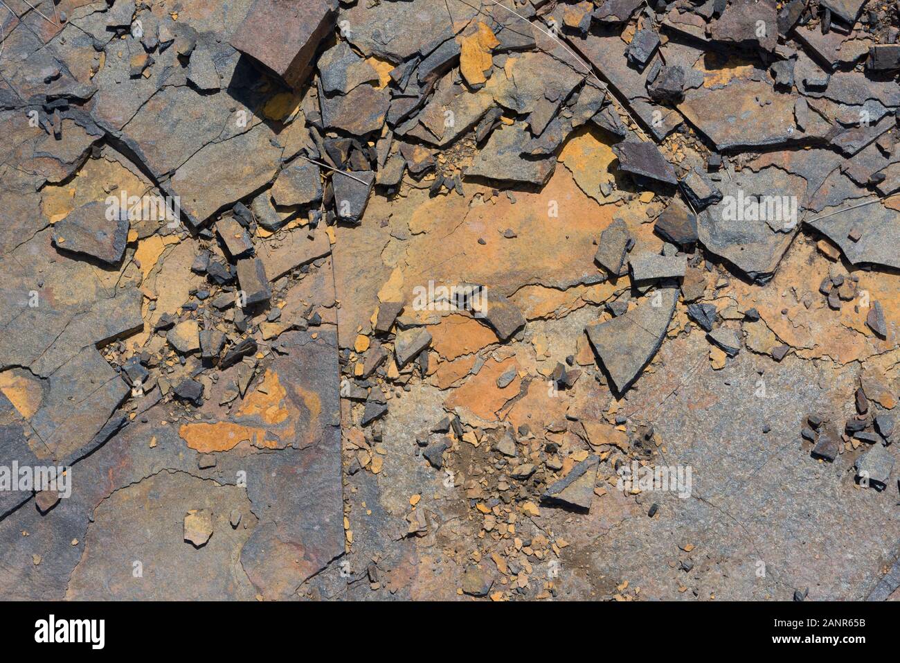 Abstract image of Atlantic Ocean beach & rock formation Stock Photo - Alamy