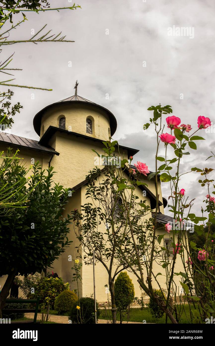 he church of the saint nicholas of myra in Serbian Orthodox monastery ...
