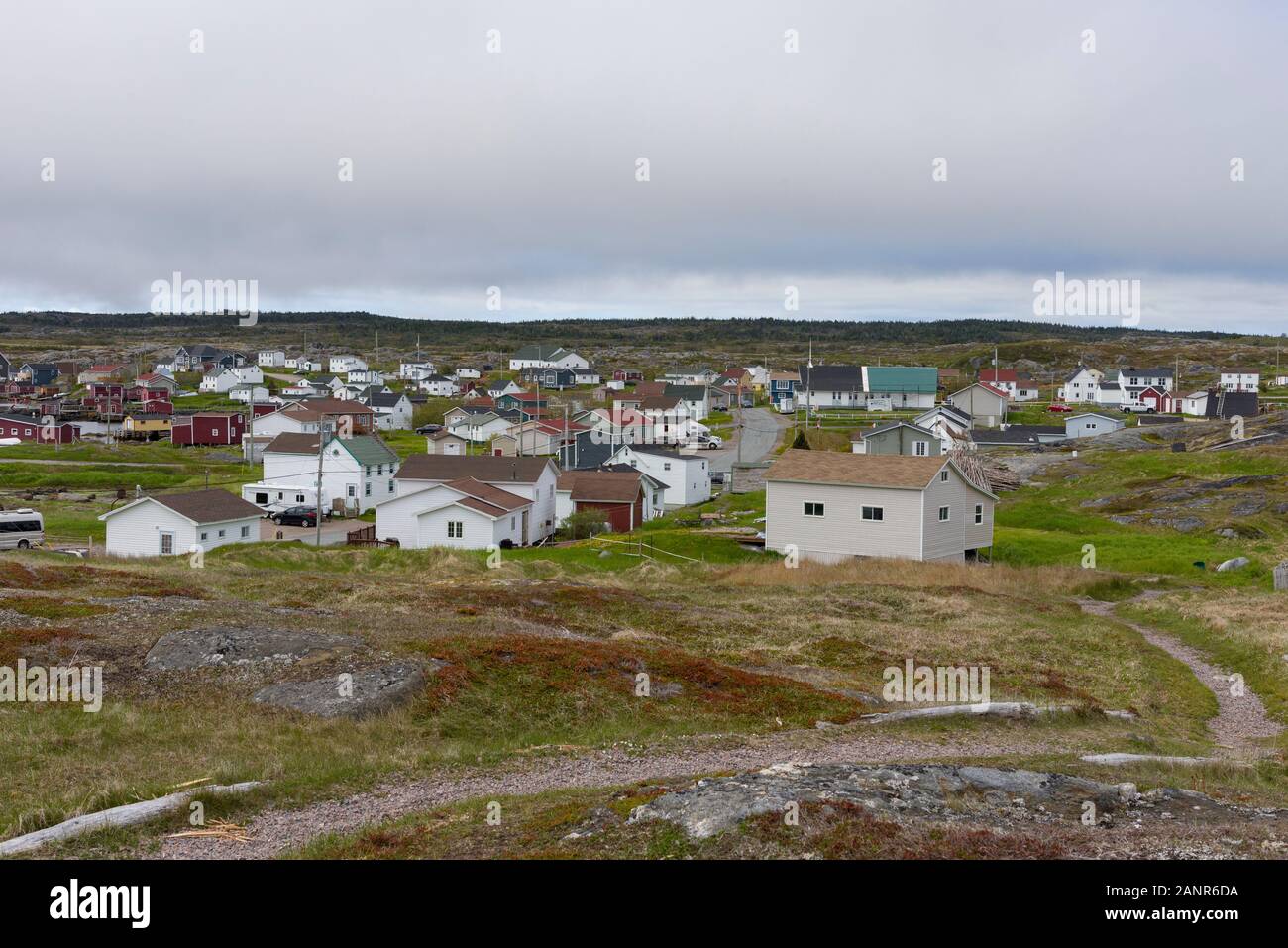Fogo Island, the largest of the offshore islands of Newfoundland and ...
