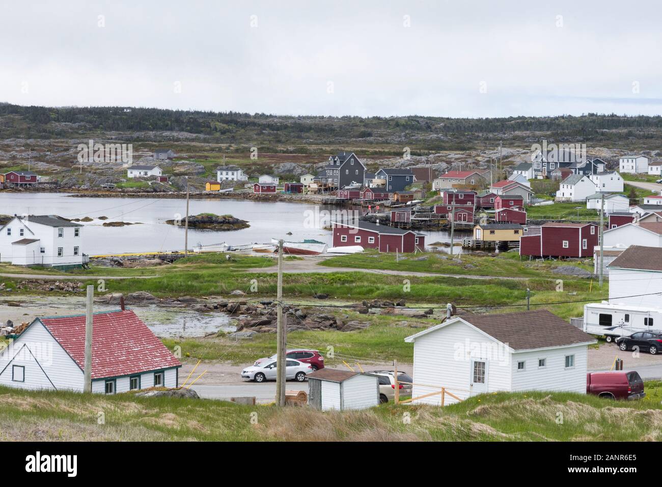 Fogo Island, the largest of the offshore islands of Newfoundland and ...