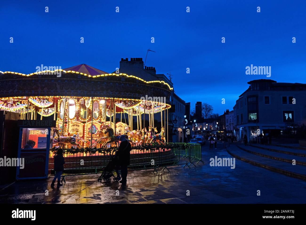 Carousel near the Cutty Sark museum, Greenwich, London Stock Photo - Alamy