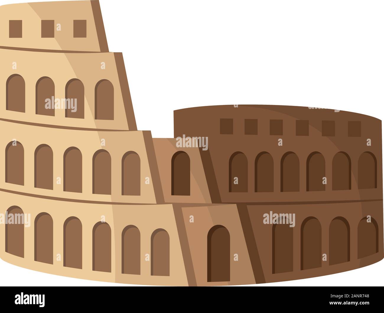 Isolated Rome Colosseum icon Stock Vector Image & Art - Alamy
