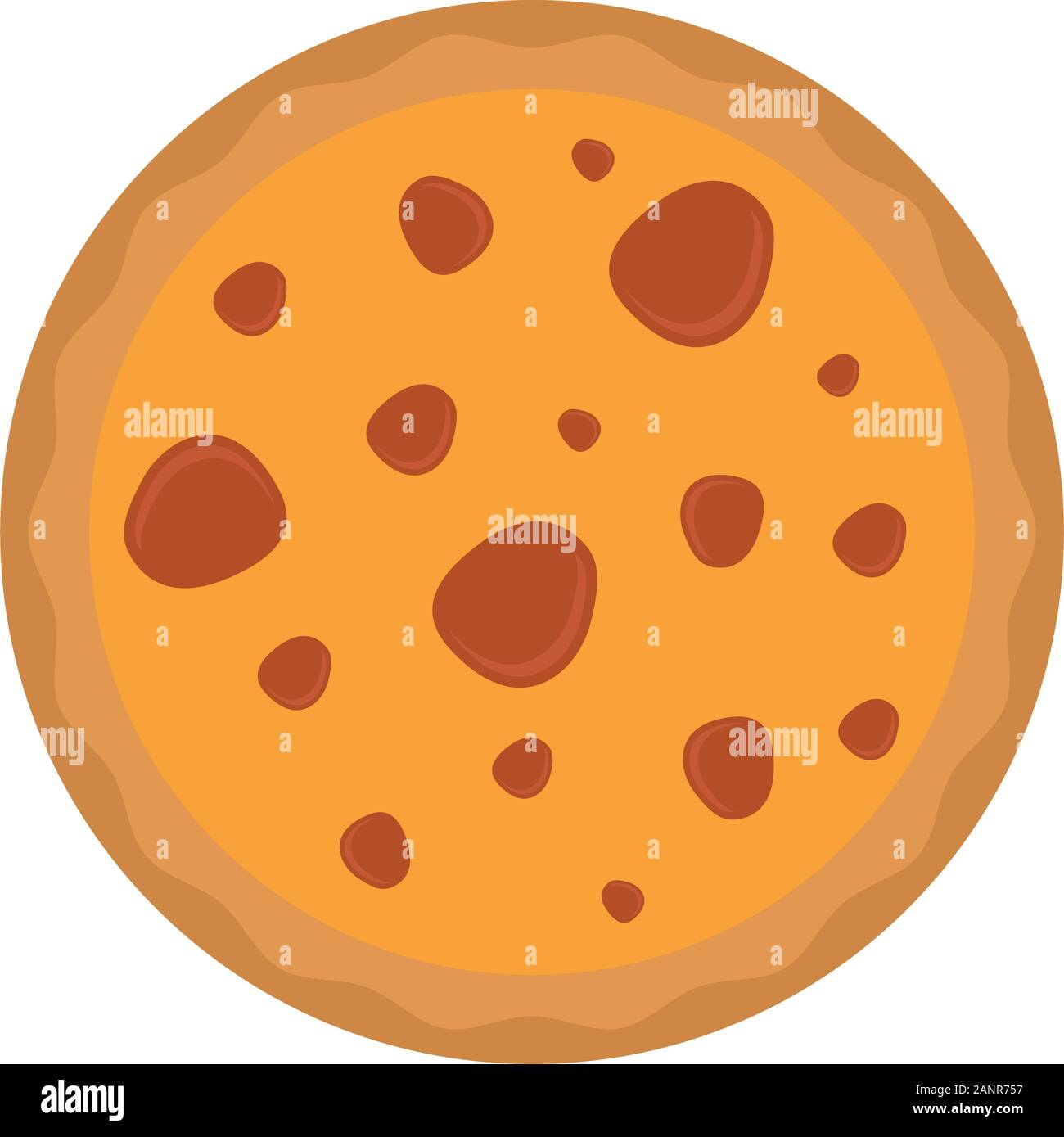 Simple clip art pizza Stock Vector Images - Alamy