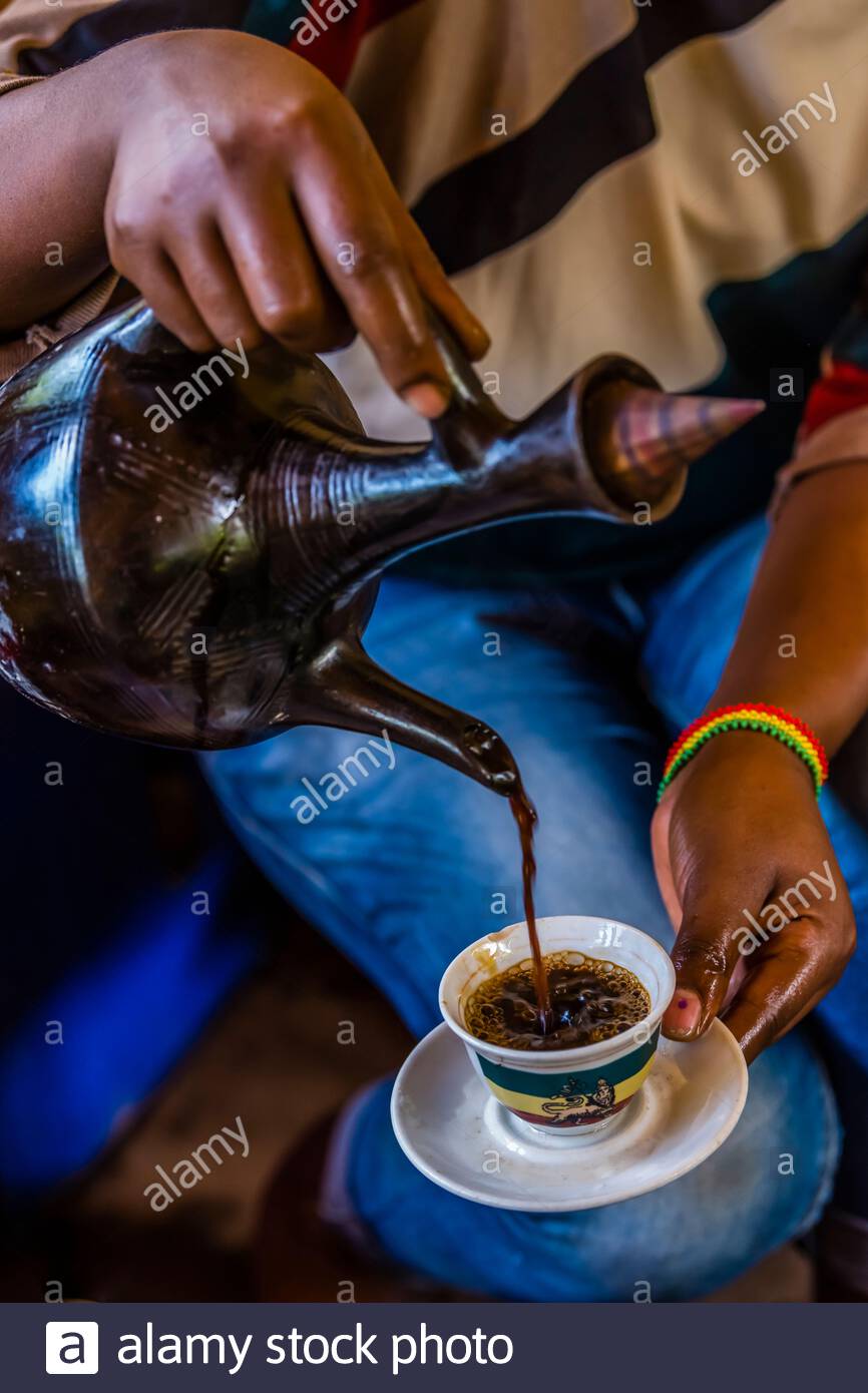 Traditional Ethiopian Coffee Ceremony Stock Photos & Traditional ...