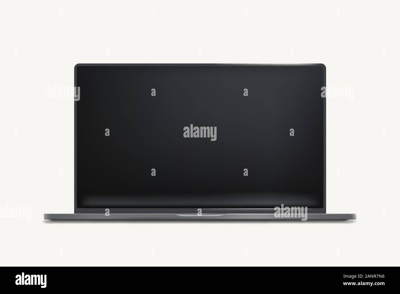 Black laptop and silver Stock Vector Images - Alamy