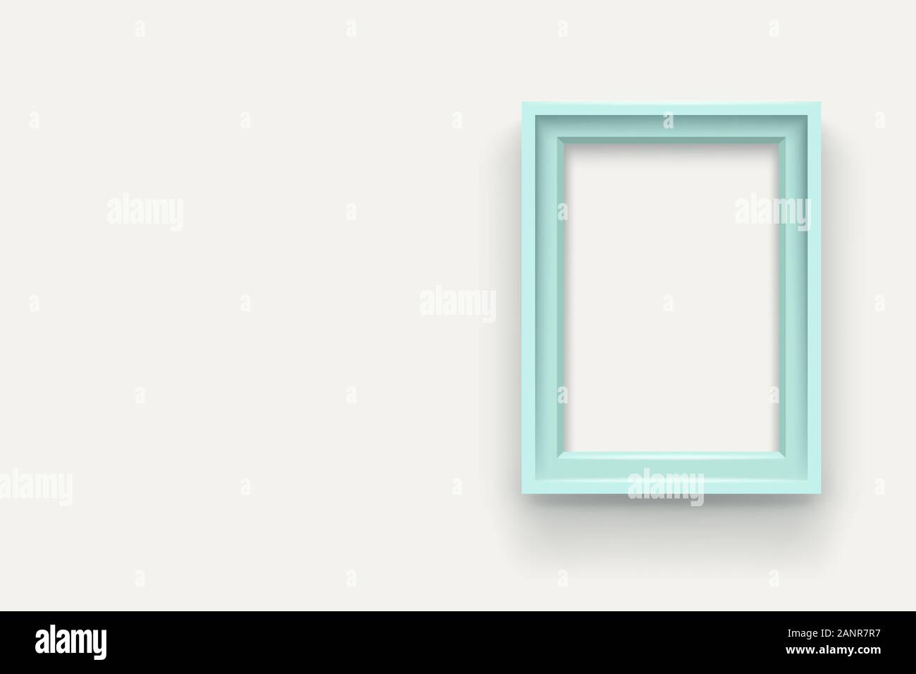 blue frame on white background Stock Vector Image & Art - Alamy