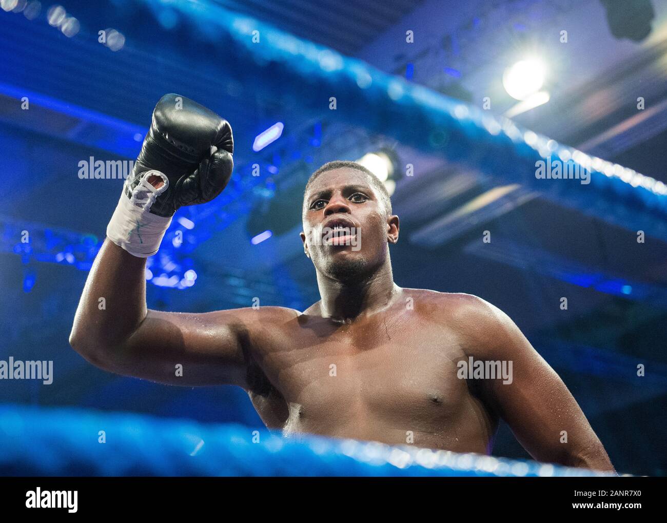 Hamburg, Germany. 18th Jan, 2020. Boxing, WBC Junior World ...