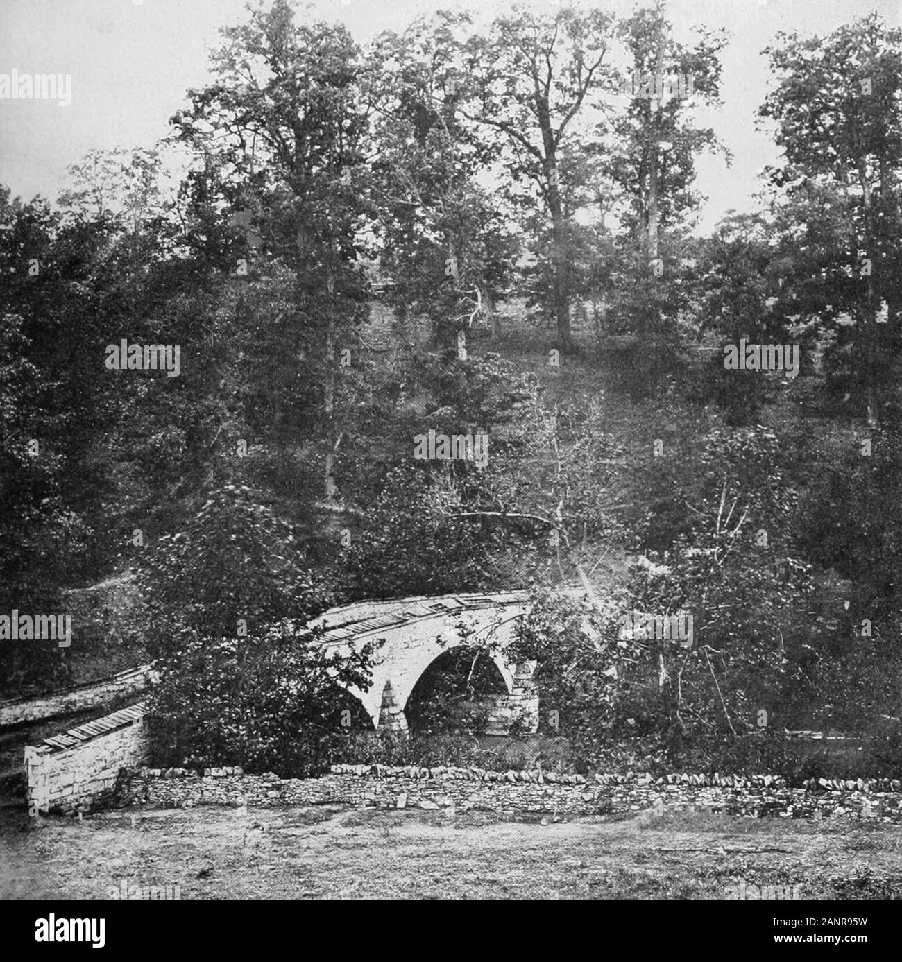 Burnside's bridge just after the Battle of Antietam, 1862 Stock Photo ...