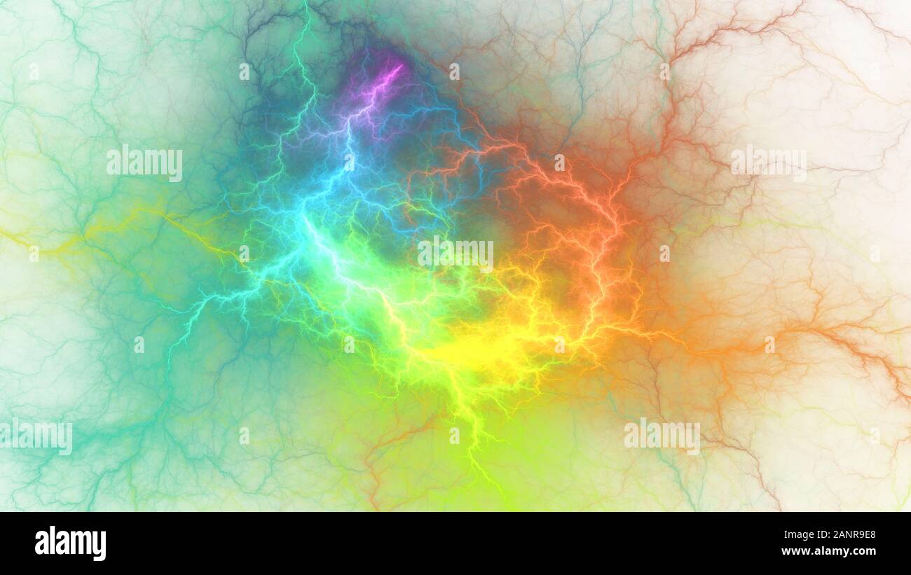 Colored lightning hi-res stock photography and images - Alamy