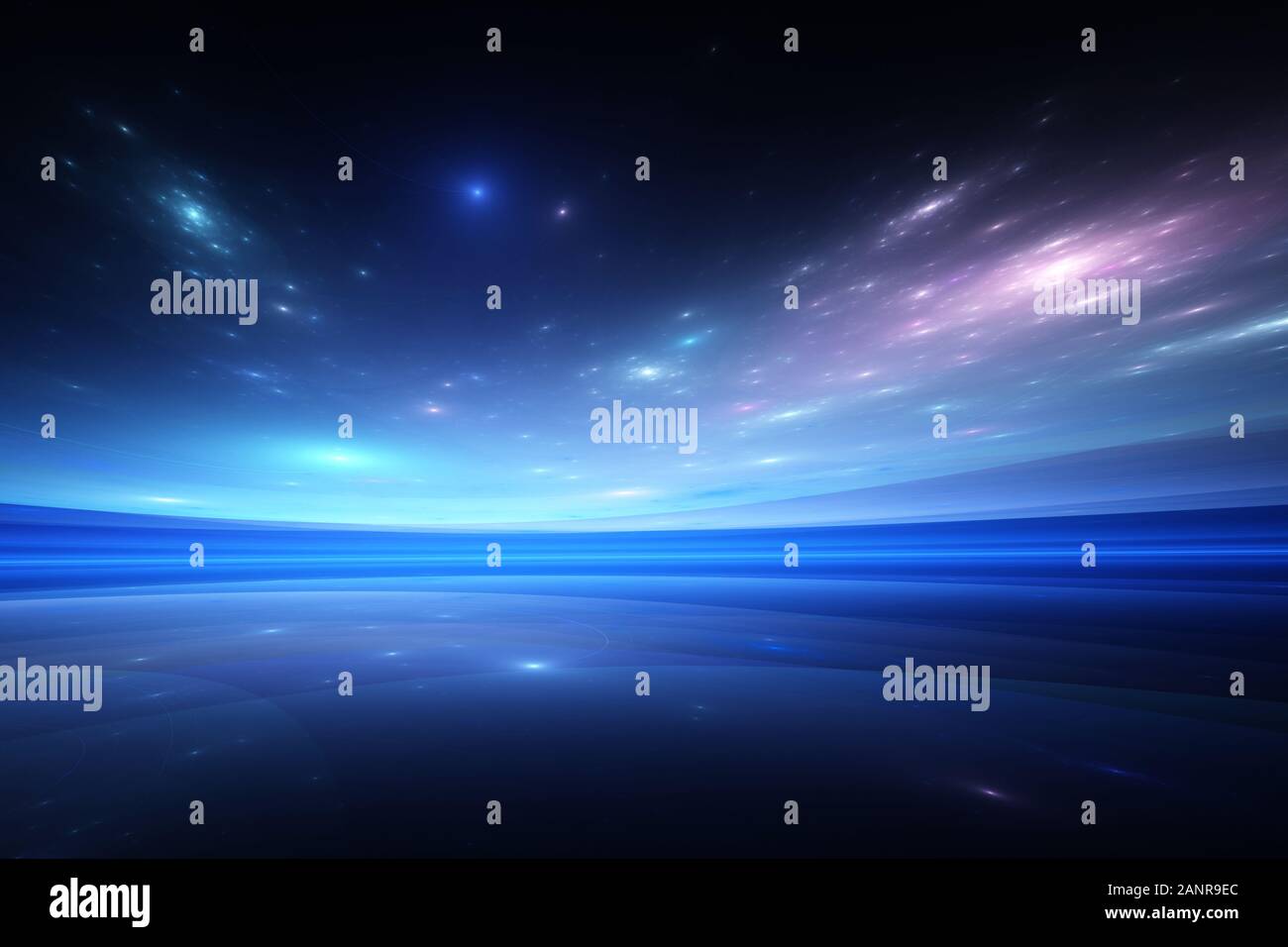 Cosmic reflections: abstract image with a space theme Stock Photo - Alamy